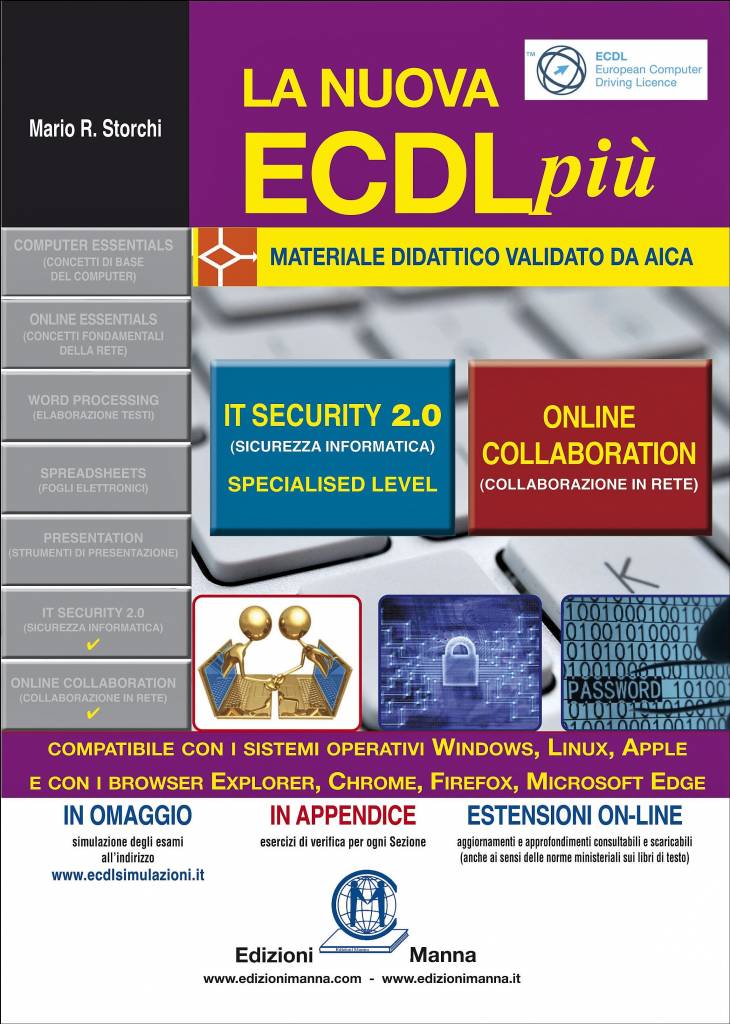 La Nuova ECDL più – IT Security 2.0 e Online Collaboration – Edizioni Manna