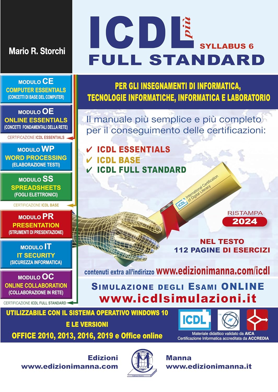 ICDL più Full Standard. Ristampa 2024 – Edizioni Manna
